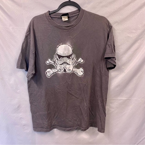 Star Wars | Shirts | Star Wars Y2k Era Mens T Shirt Gray With ...